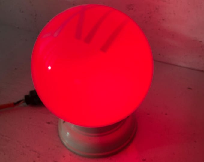 Exit Light Globe. Theatre Sign. 6” Globe. Vintage Lighting. Exit Sign ...