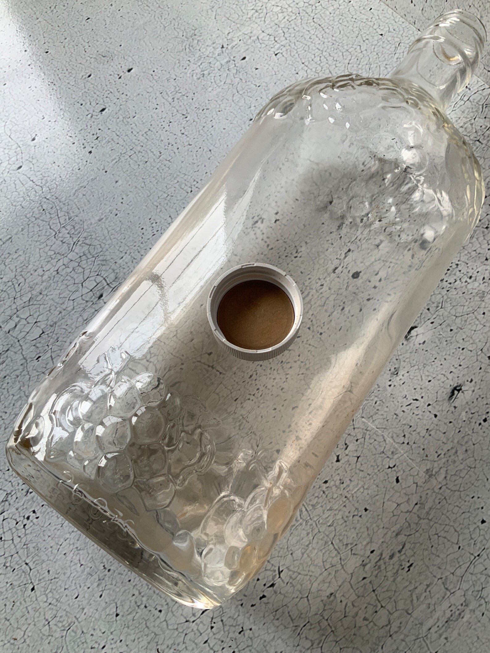 Vintage Grower’s Wine Bottle. Embossed With Grapes. Rare. 5206 ...