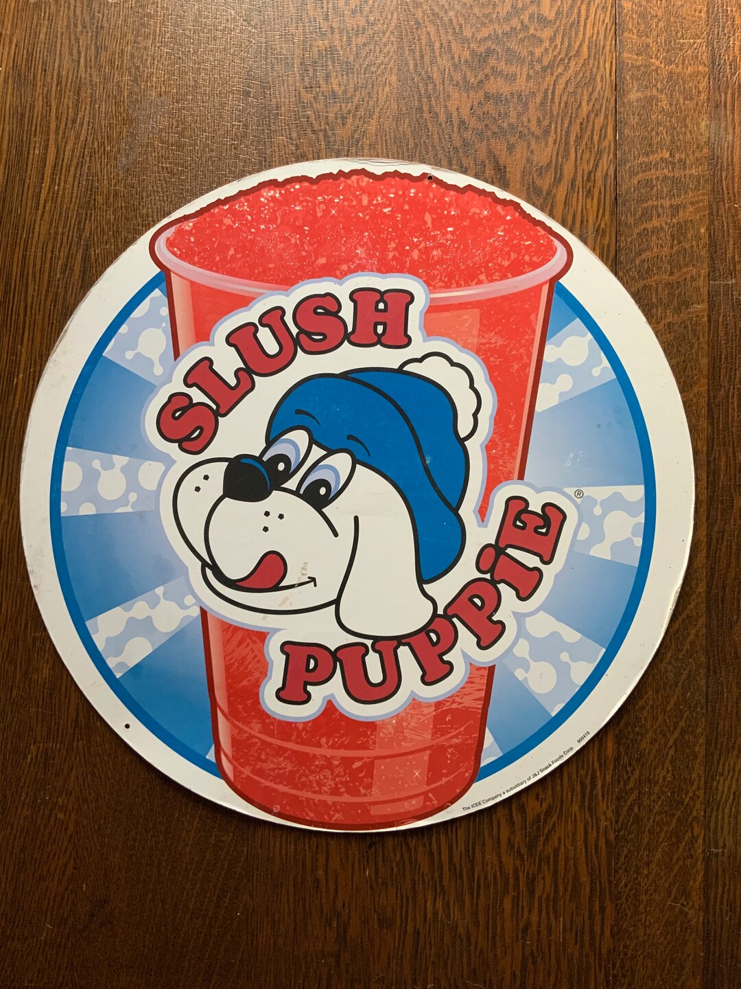 Slush Puppie Store Sign. Spinning. Circular Promotional Convenience ...