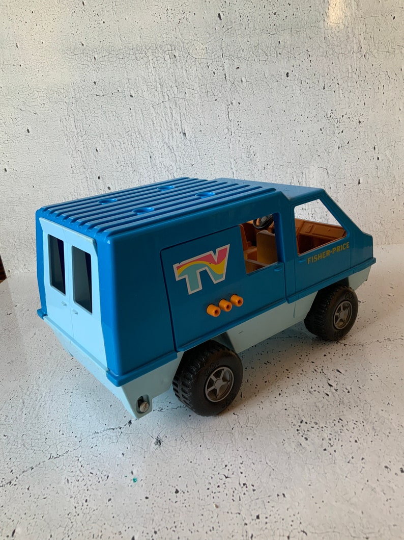 Fisher Price 1977 Adventure People TV Van. Articulating Parts. Ramp ...