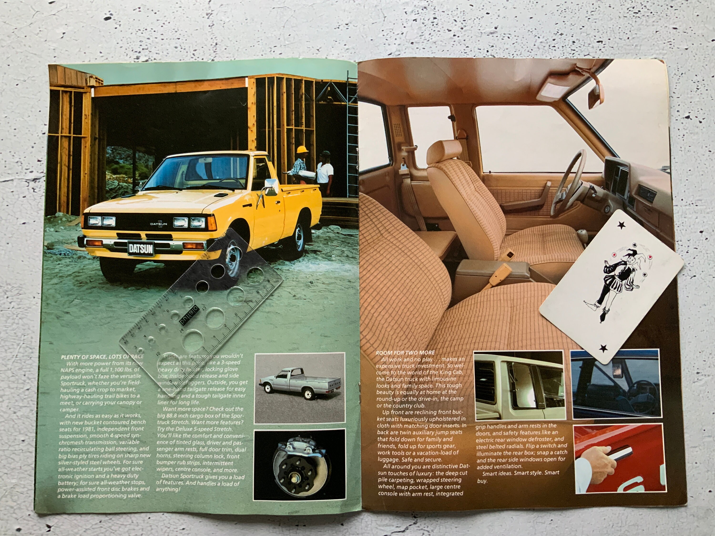 Datsun Sportruck & 4X4 Brochure. Vintage Datsun. Small Trucks 1/4 Ton ...