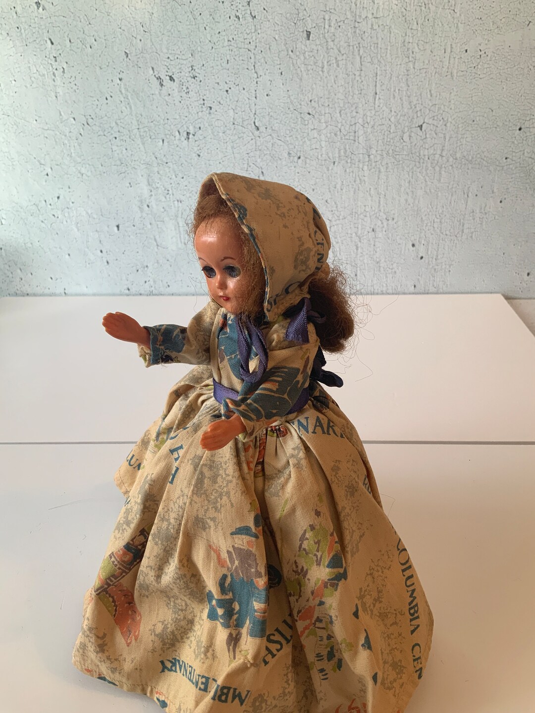 1958 Doll. Sleepy Eyes. British Columbia Centenary Doll. in Era Attire ...