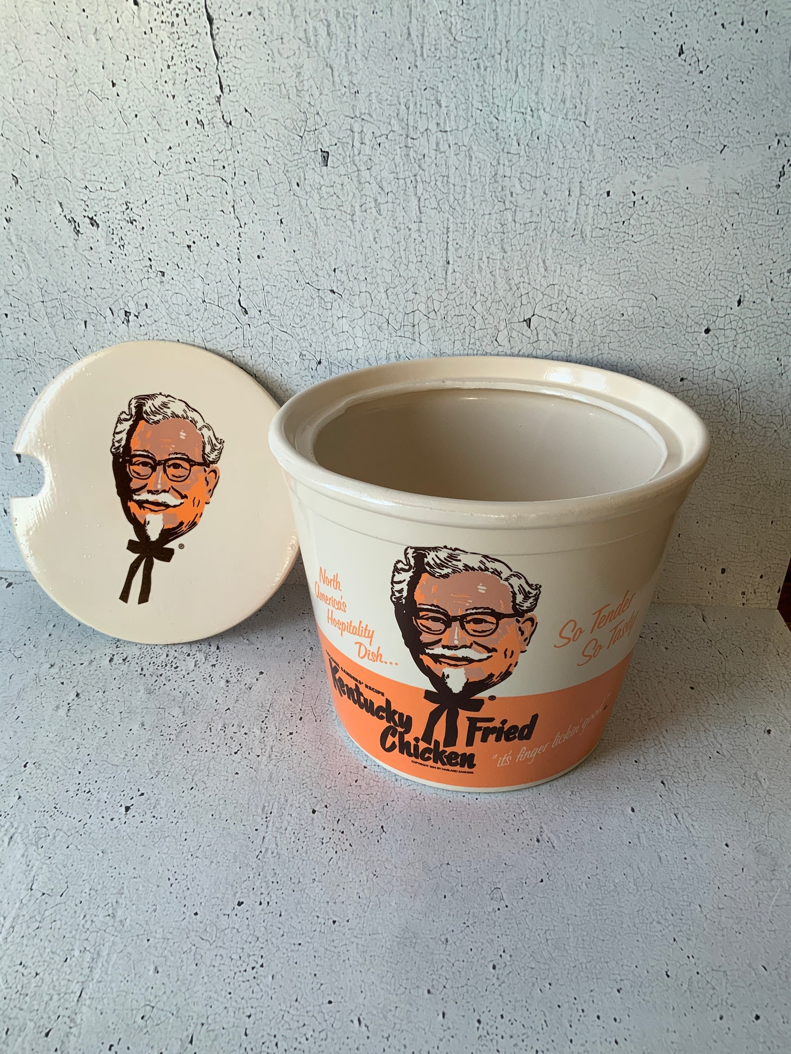 Ceramic KFC Bucket. Collectors Item. Vintage Fast Food Collectible ...