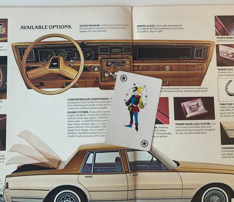 1980 Chevrolet Car Brochure. Impala. Caprice Classic. Wagons. Vintage ...