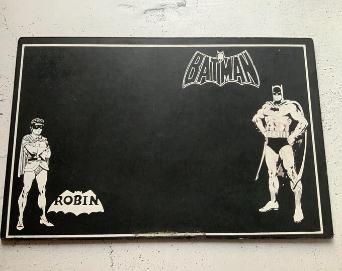 Batman and Robin Chalkboard. 1960’s/70’s. Authentic. Original. Vintage ...