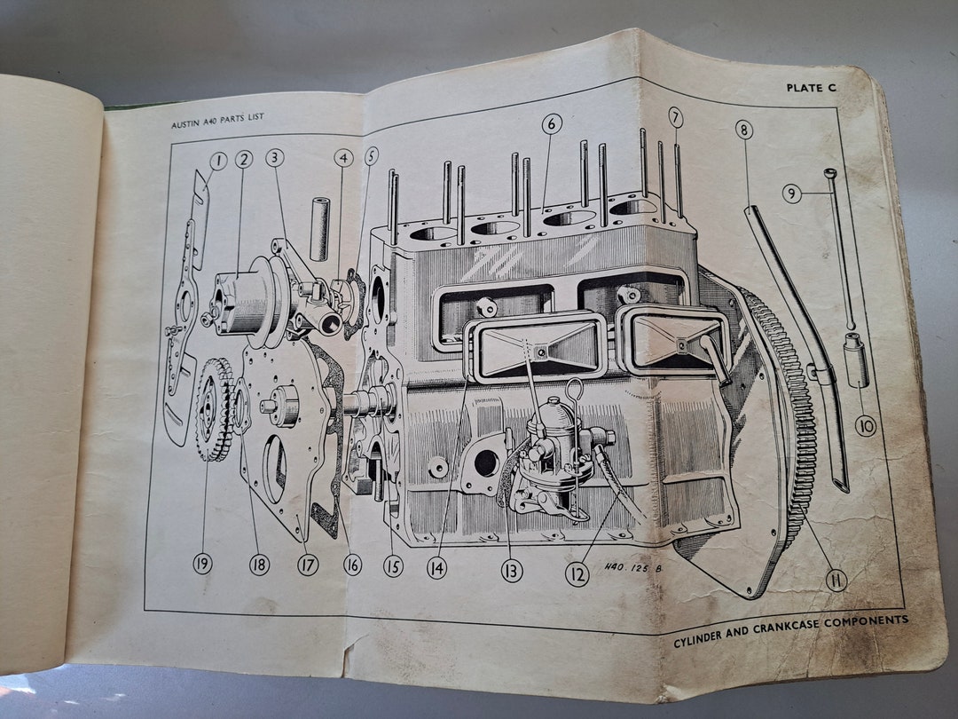 Austin A40 GS Parts List. Exploded Views. Saloon Cars. Gs.2 and G2 S.2 ...