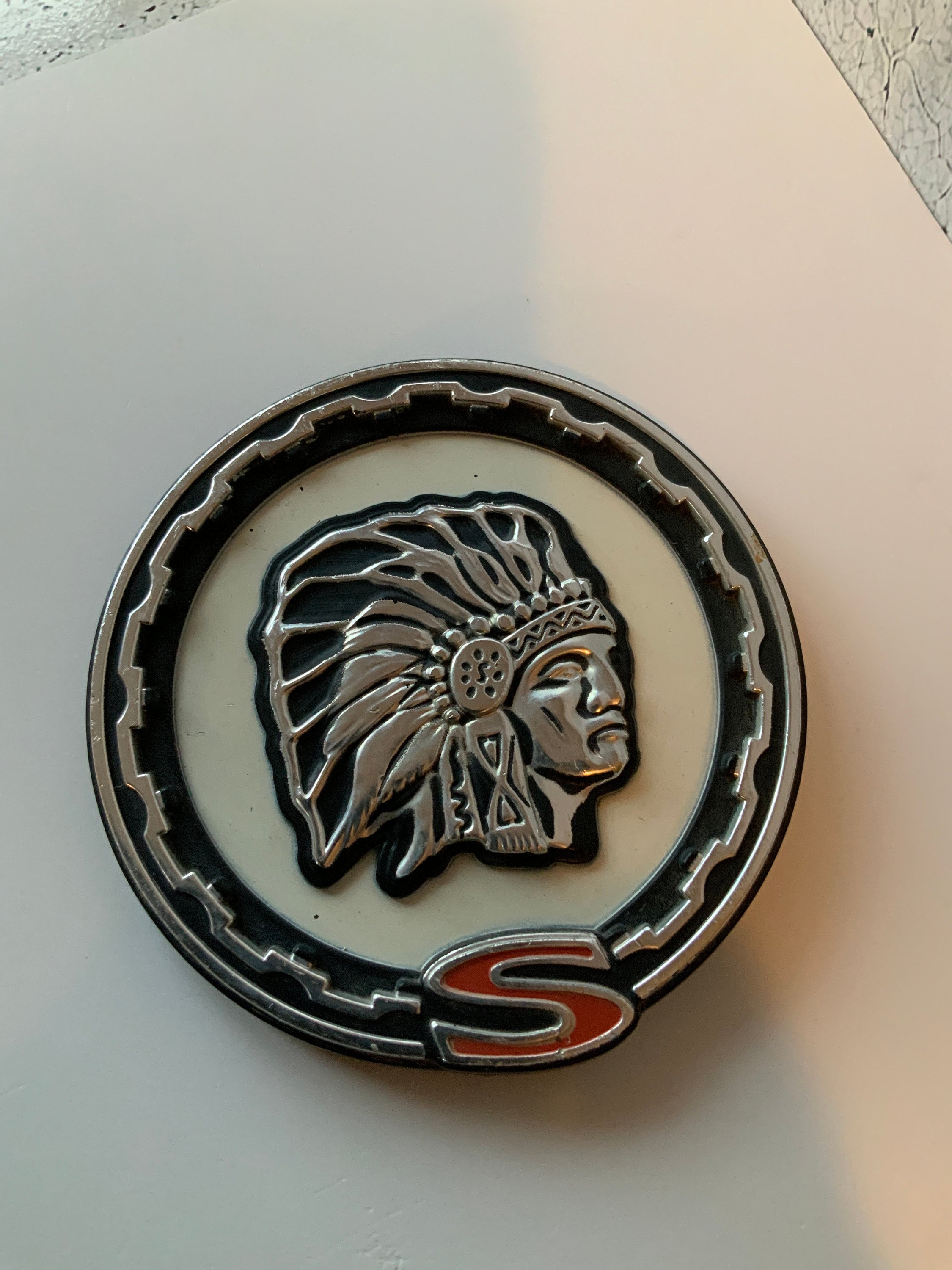 Jeep Cherokee Wagoneer Chief S Emblem. Original Equipment. OE. Truck ...