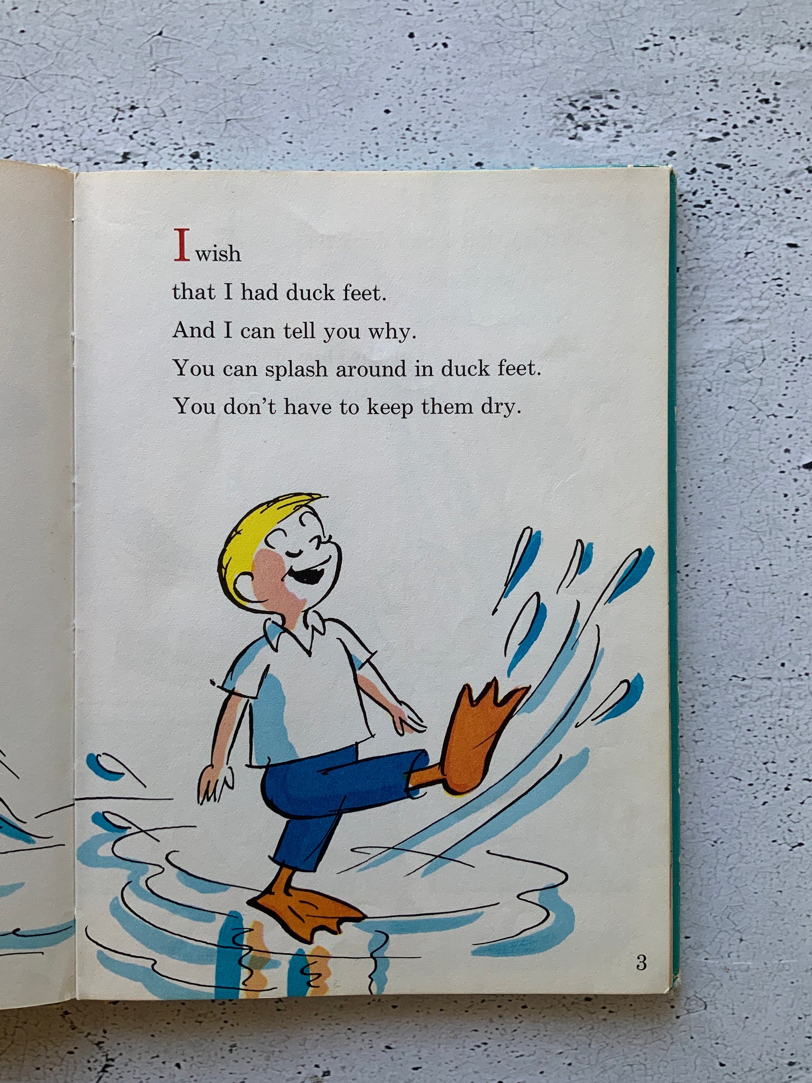 I Wish I Had Duck Feet. 1965. Random House. A Beginners Book. - Etsy