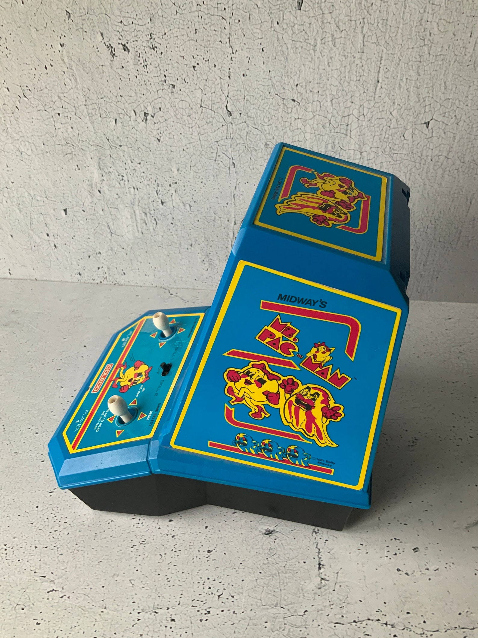 Ms. Pac-man Mini Arcade Game. Working Bally Midway 1981. Coleco ...