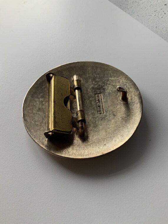 de Pastille Sylvestre Enamel belt buckle. Bullseye. G… - Gem