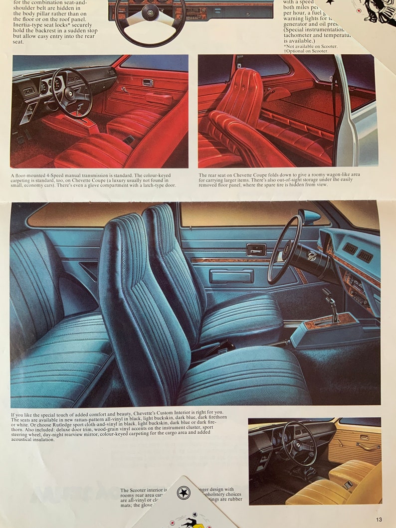 1976 Chevette Brochure. - Etsy