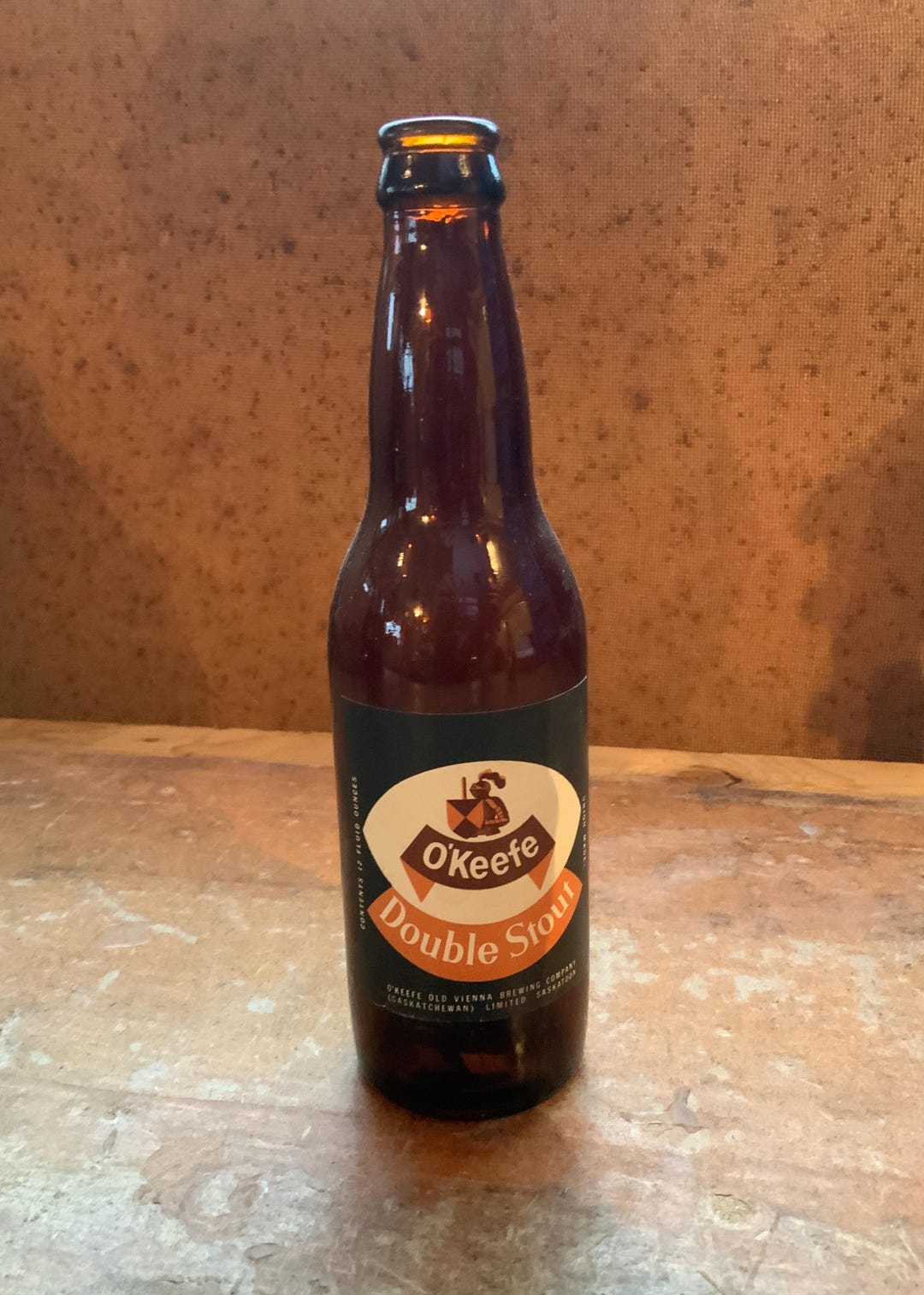 O’keefe Double Stout Longneck Bottle. Vintage Collectible Beer Bottle ...