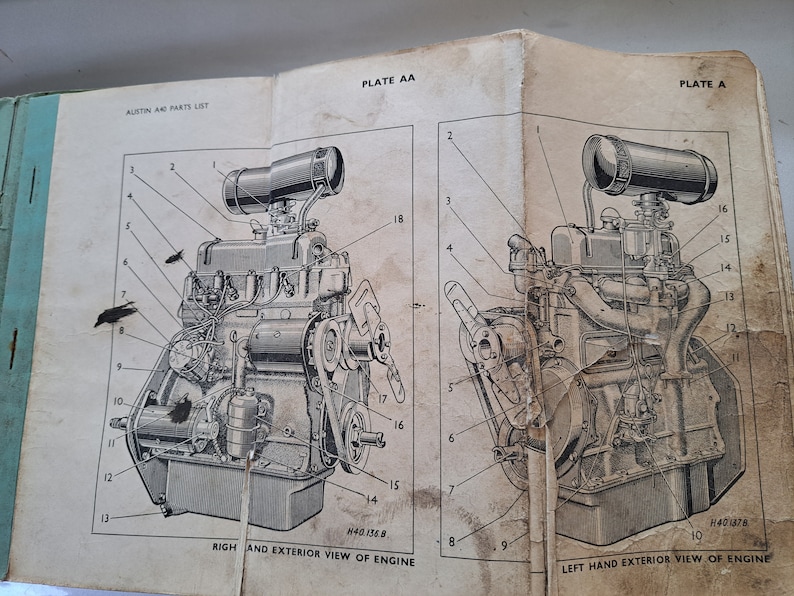 Austin A40 GS Parts List. Exploded Views. Saloon Cars. Gs.2 and G2 S.2 ...