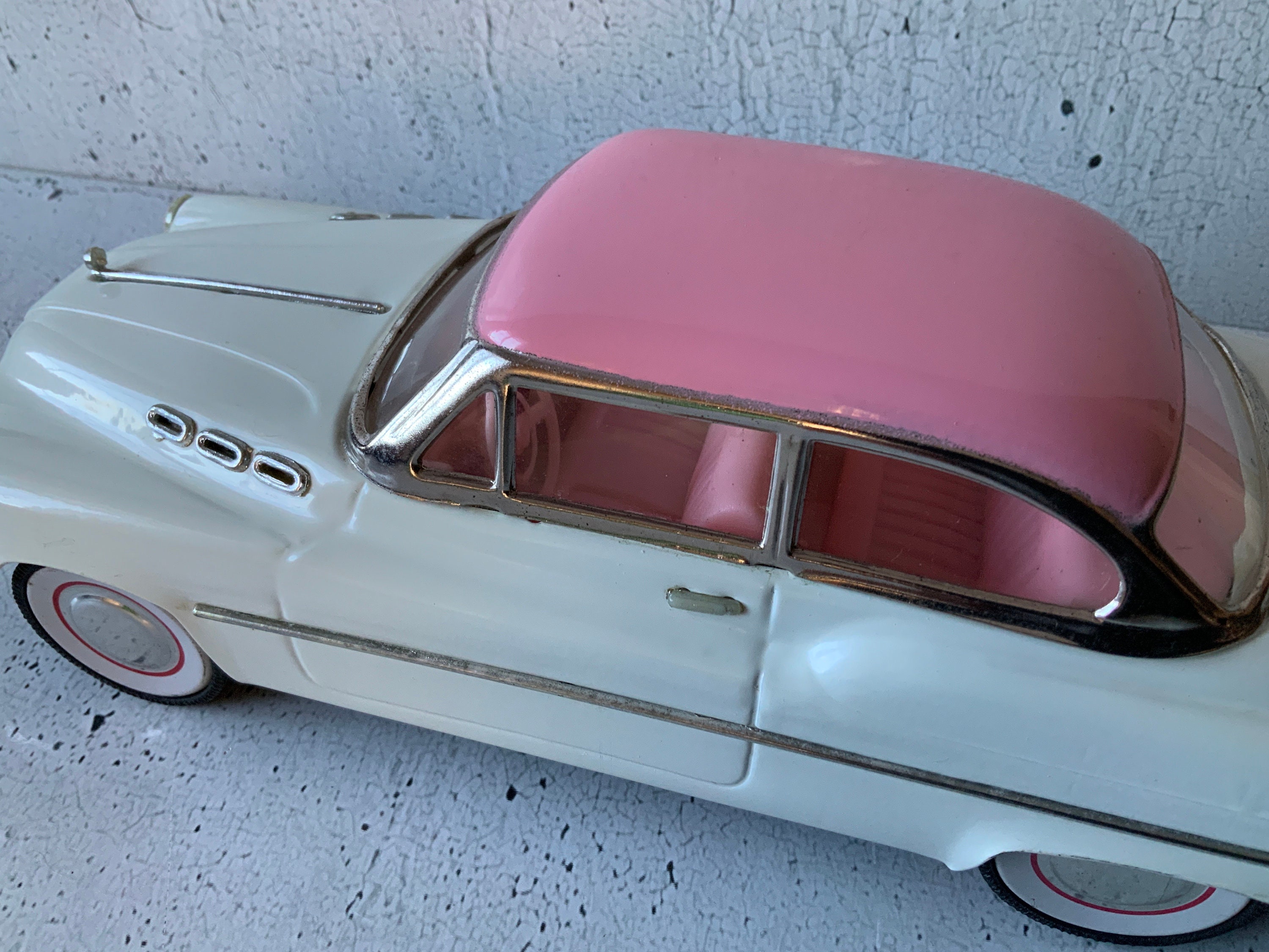 1950 Buick Roadmaster Car. Metal Scale Model Toy. Kinetic Push Wind ...