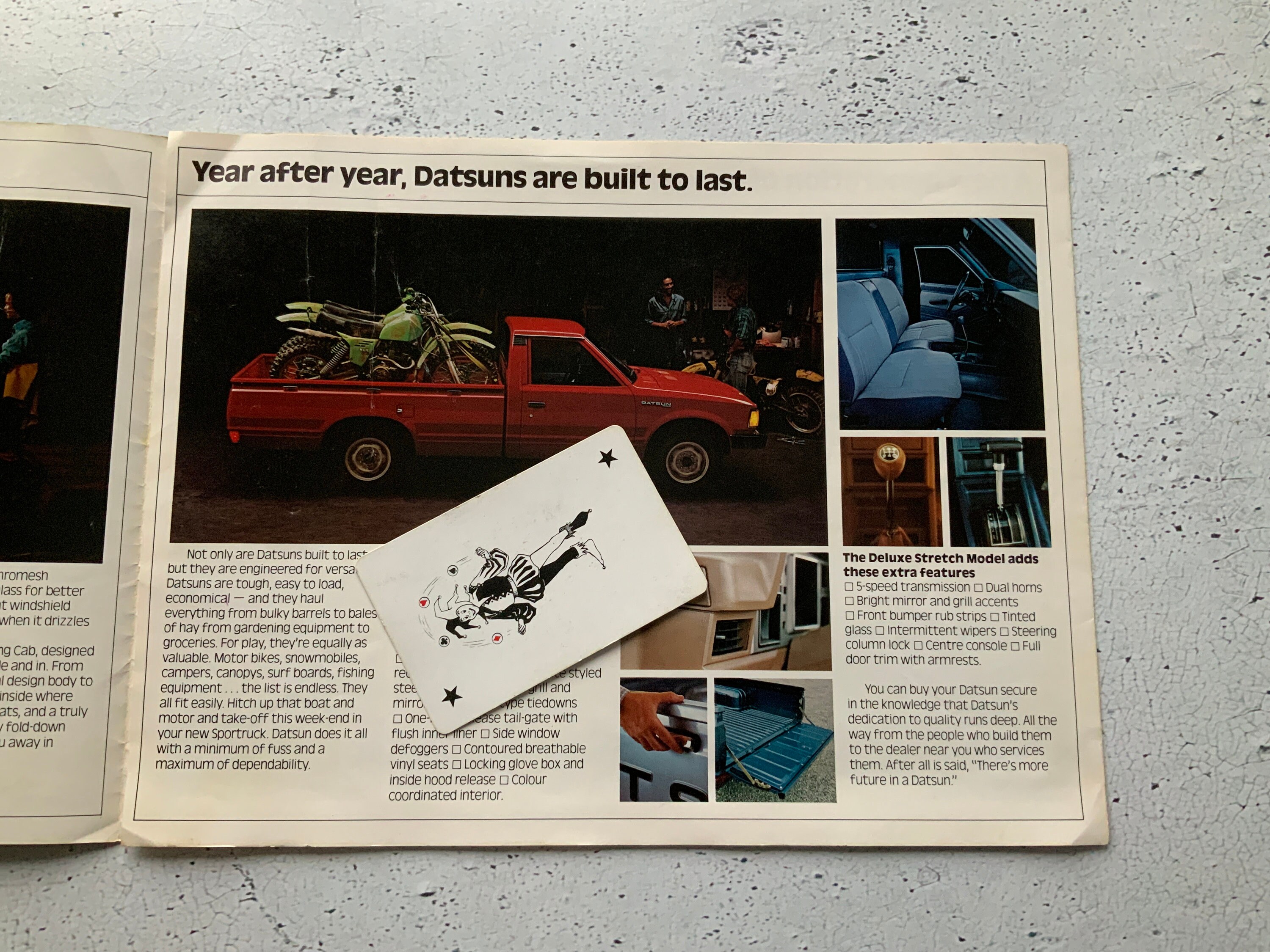 1980 Datsun Sportruck Brochure. Auto Brochure. Vintage Datsun Nissan. 1 ...