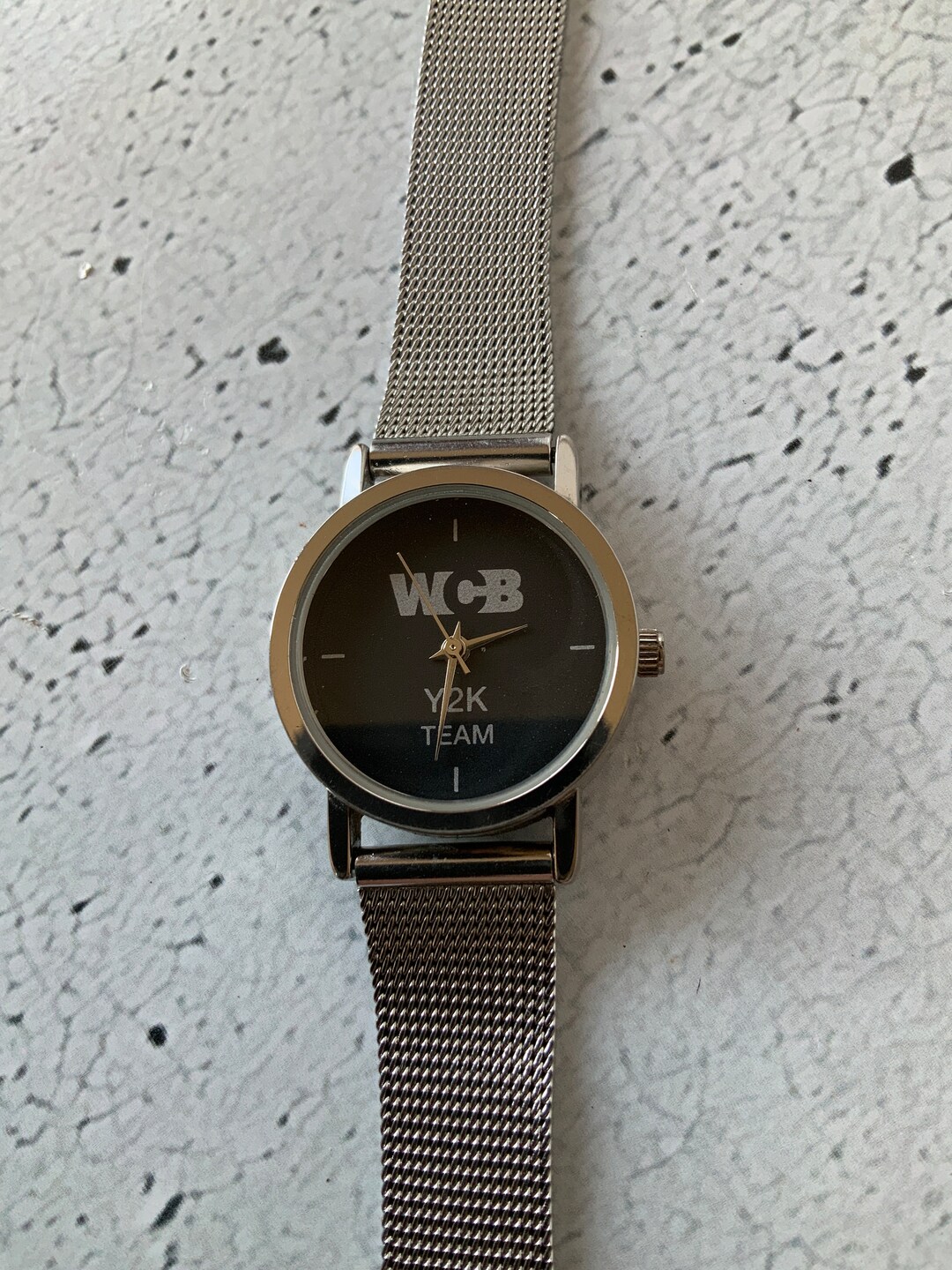 Y2K Watch. Sweda. Stainless. WCB. Woven Stainless Band. Quality ...