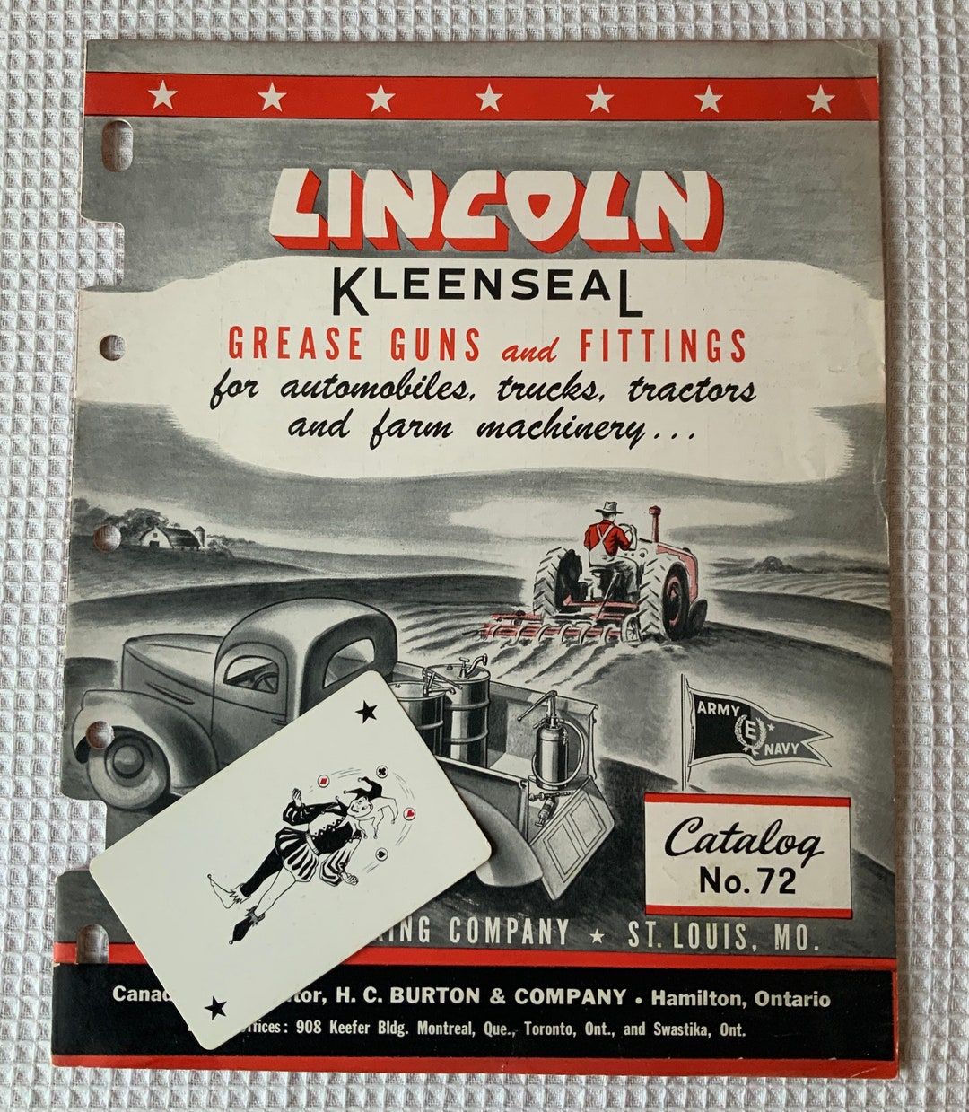 1944. Lincoln Kleenseal. No. 72. Auto Brochure. Vintage Oil and Gas ...