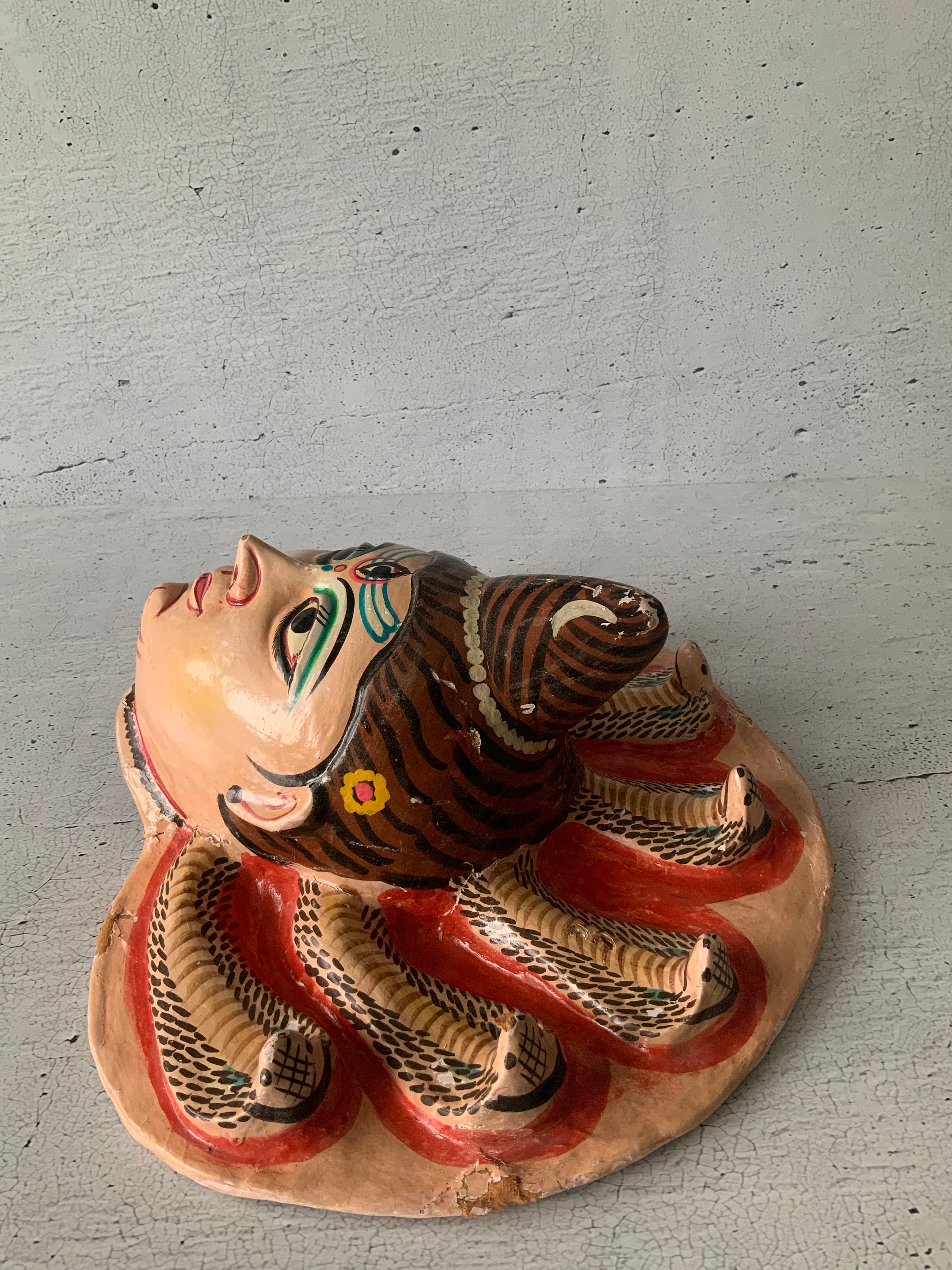 Manasa Devi Mask. Cultural Mask. Fertility. Prosperity. - Etsy