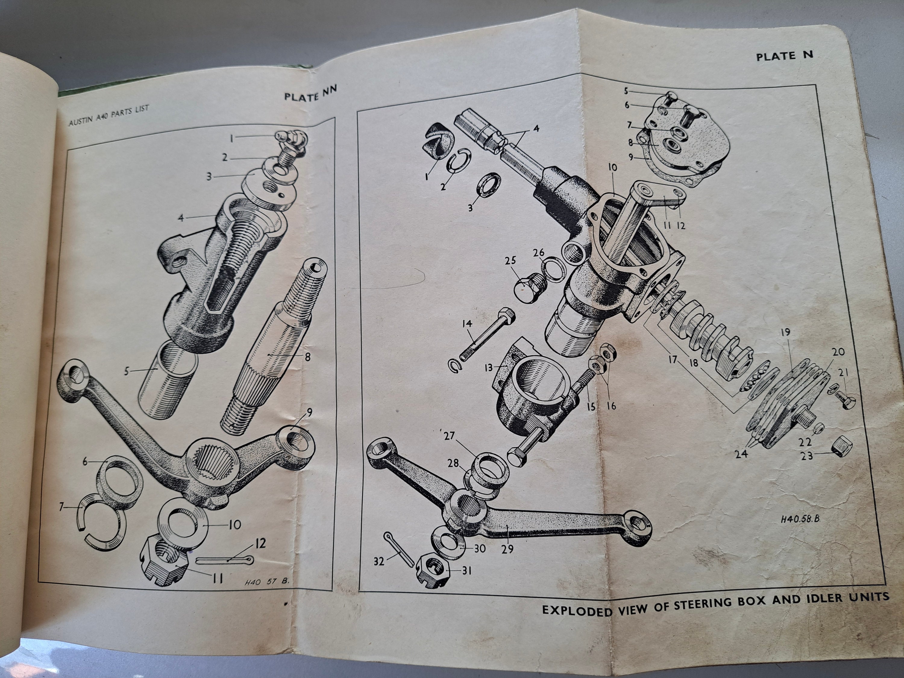 Austin A40 GS Parts List. Exploded Views. Saloon Cars. Gs.2 and G2 S.2 ...