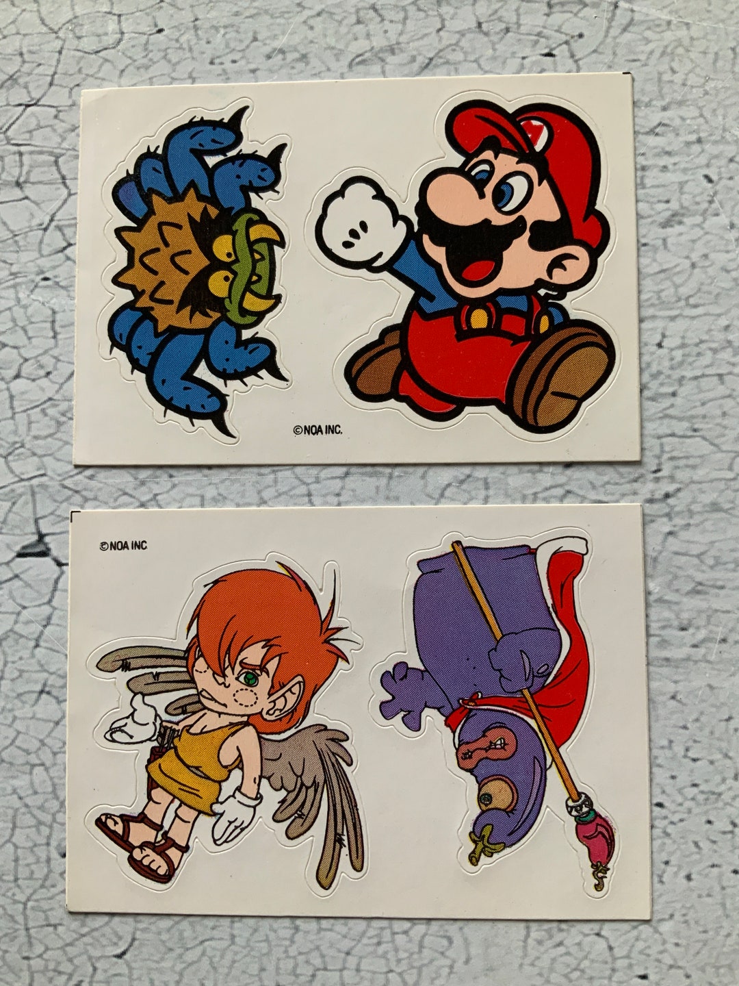 Mario Stickers!! Vintage. Vending Machine Stickers. Nintendo. Kid ...