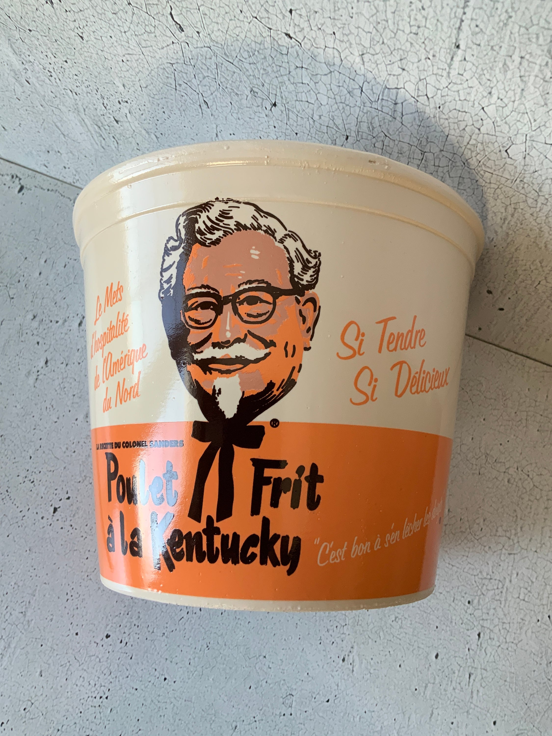 Ceramic KFC Bucket. Collectors Item. Vintage Fast Food Collectible ...