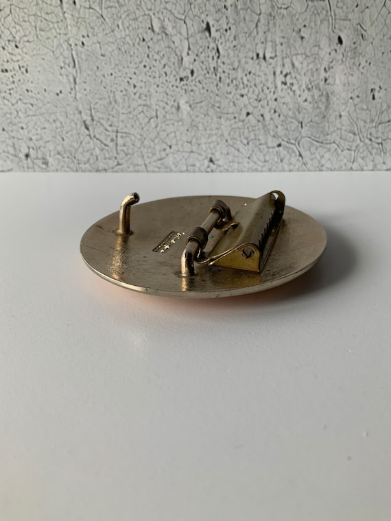 de Pastille Sylvestre Enamel belt buckle. Bullseye. G… - Gem