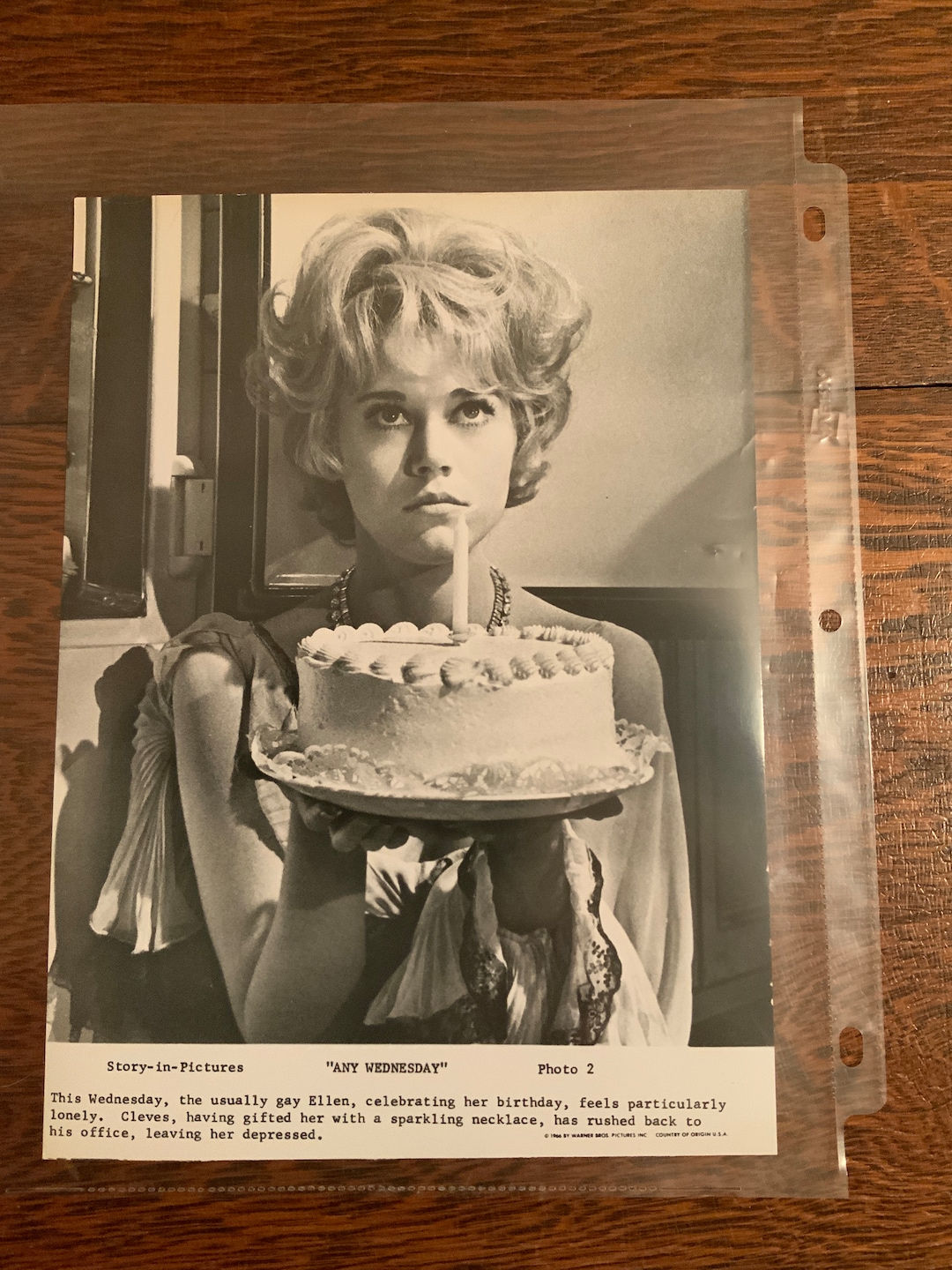 Movie Stills (7). Any Wednesday. Jane Fonda. Dean Jones - Etsy