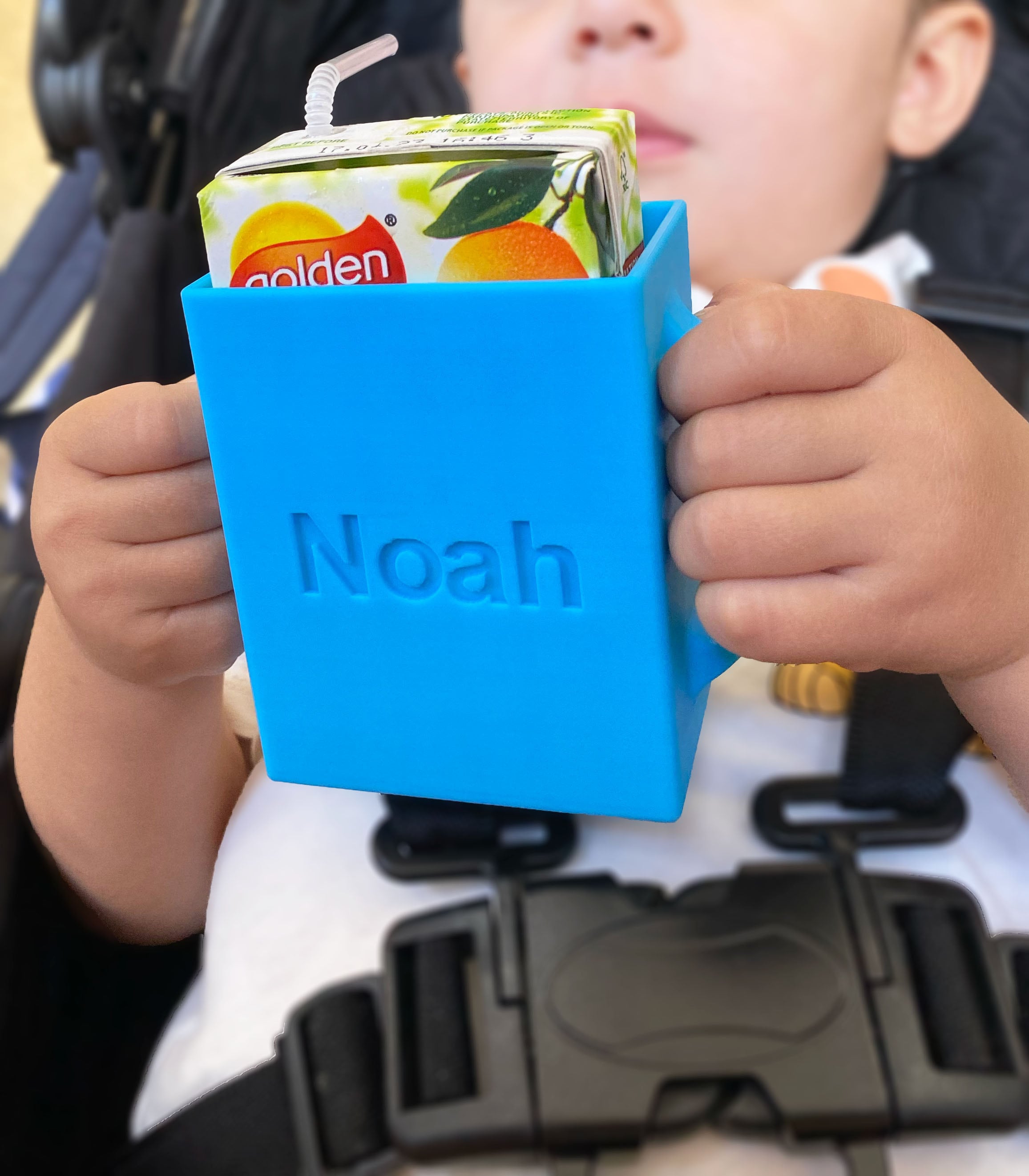 Personalized 3D Printed Toddler/children's Juice Box Holder - Stop the ...