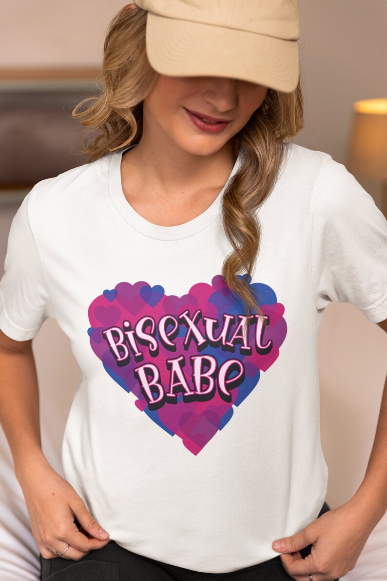 Bi Pride Tee Shirt, LGBTQIA Ally Shirt, Bisexual Pride Month Rainbow T ...