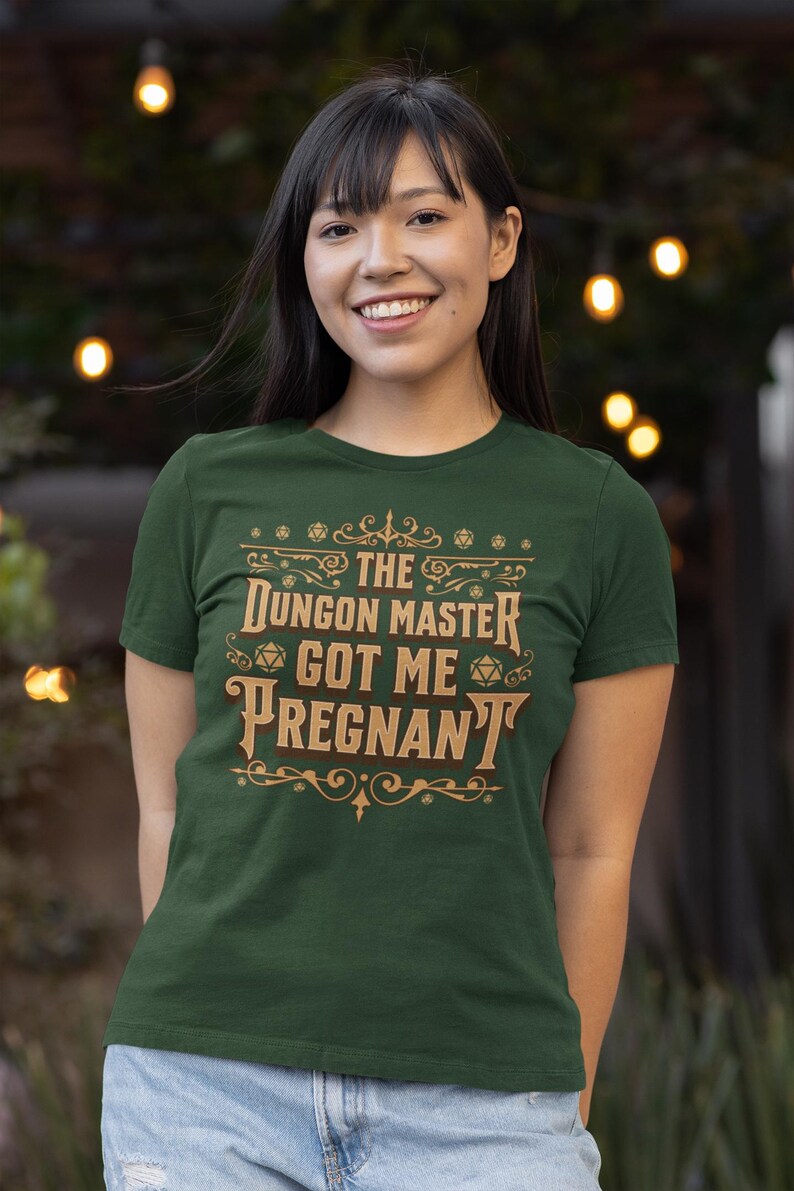Dnd Pregnancy Announcement Husband, Funny Gamer Family Tee Shirts, Baby Reveal T-shirt ...