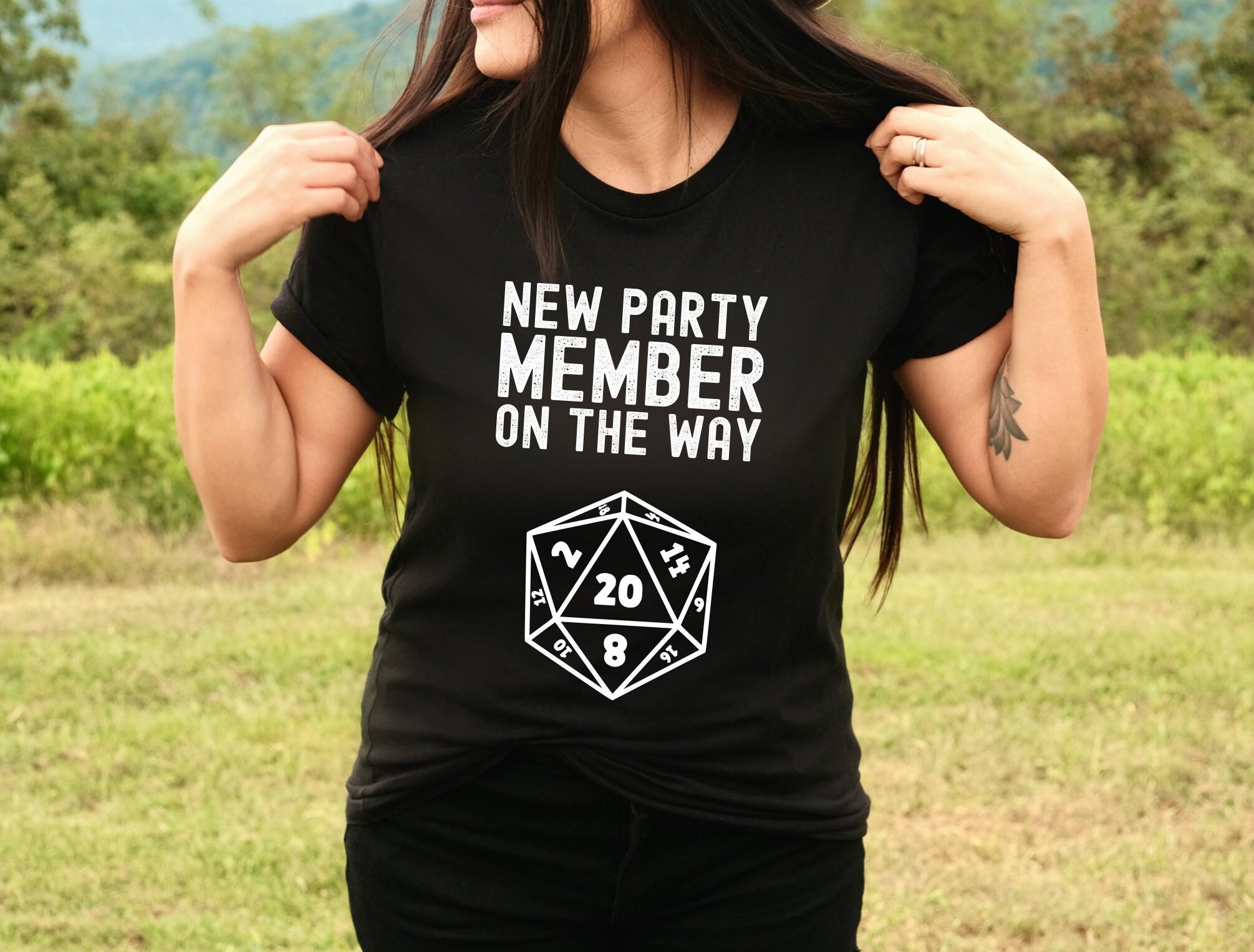 Dnd Pregnancy Announcement Husband Cute Funny Dnd Tshirt - Etsy UK