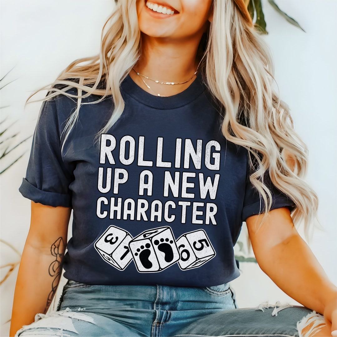 Dnd Pregnancy Announcement Husband, Funny Gamer Family Tee Shirts, Baby ...