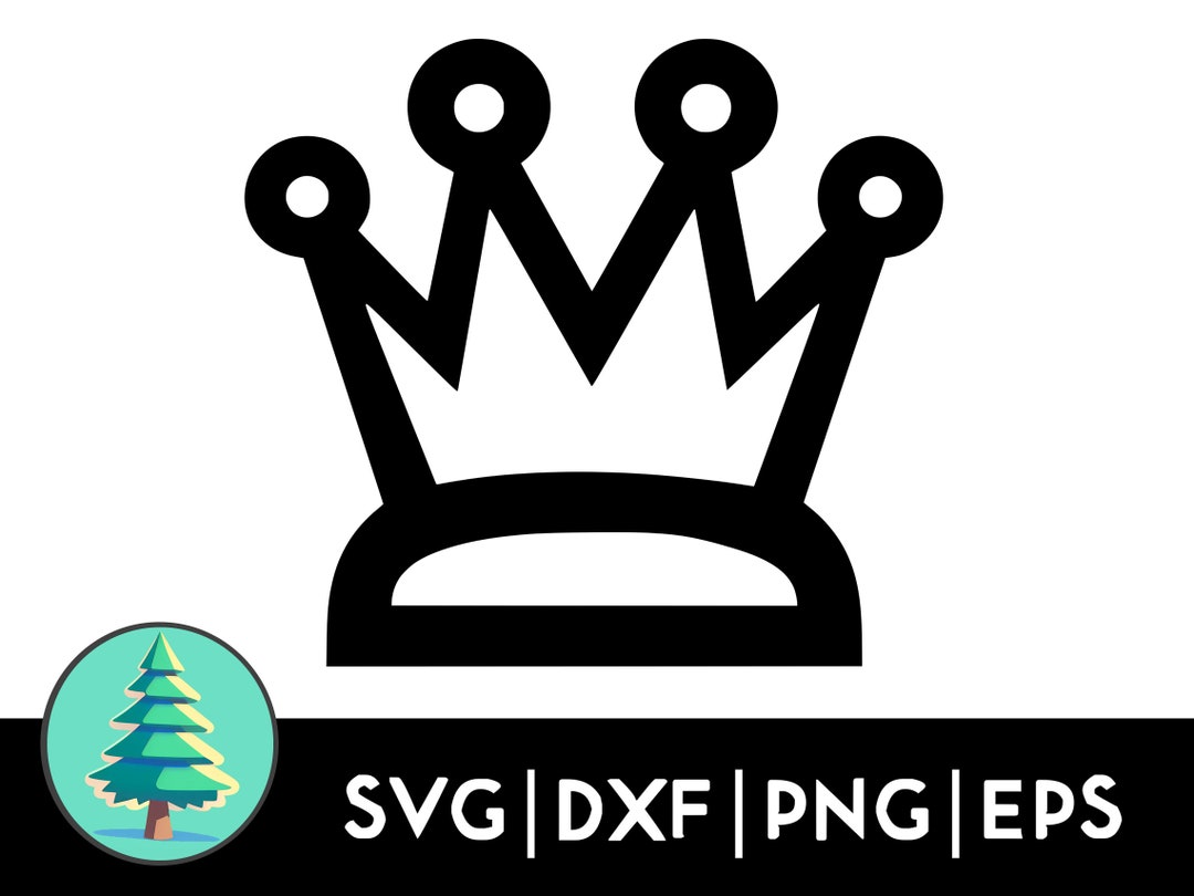 Cartoon Crown SVG - Royal King and Queen Clipart, Fun Tiara Vector ...