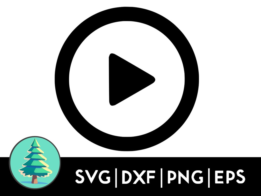 Play Button SVG - Media Player Icon, Multimedia Clipart, Digital ...