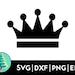 Crown SVG Royal King and Queen Clipart, Elegant Tiara Vector, Digital ...