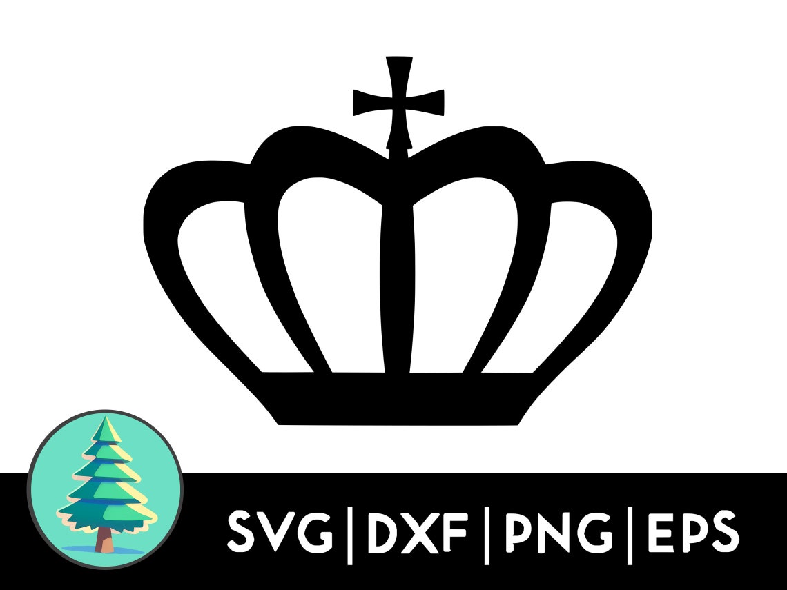 King's Crown SVG - Royal Gold Crown Clipart, Elegant Tiara Vector ...