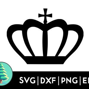 King's Crown SVG - Royal Gold Crown Clipart, Elegant Tiara Vector ...