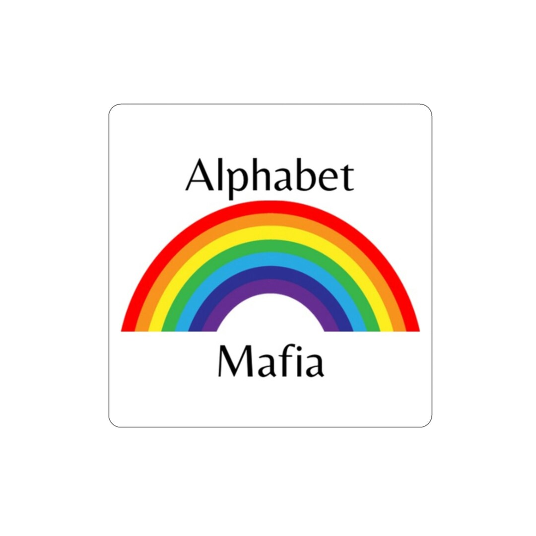 Alphabet Mafia Sticker - Etsy