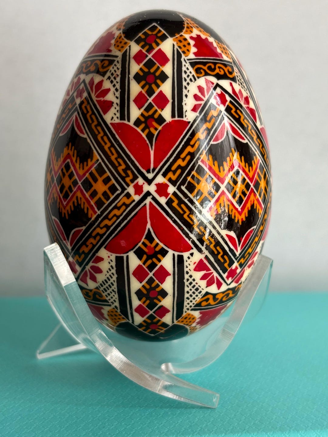 Egg Art - Pysanky Chicken Egg, Cultural Home Decor Ornament - Etsy