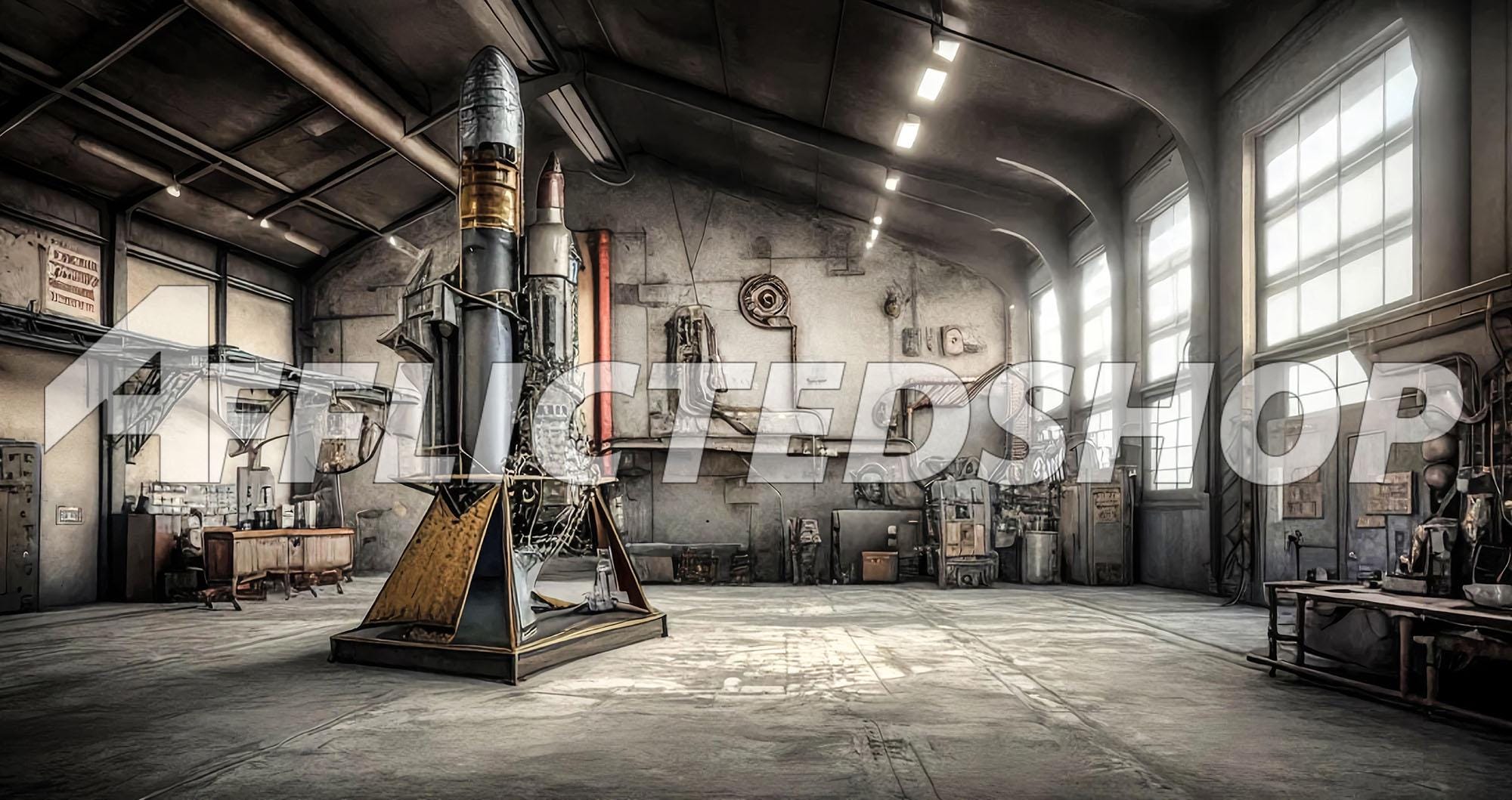 Rocket Factory Warehouse Digital Download - Etsy