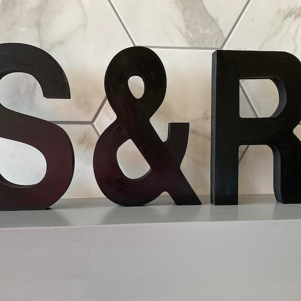 Painted Wood Letters - Etsy