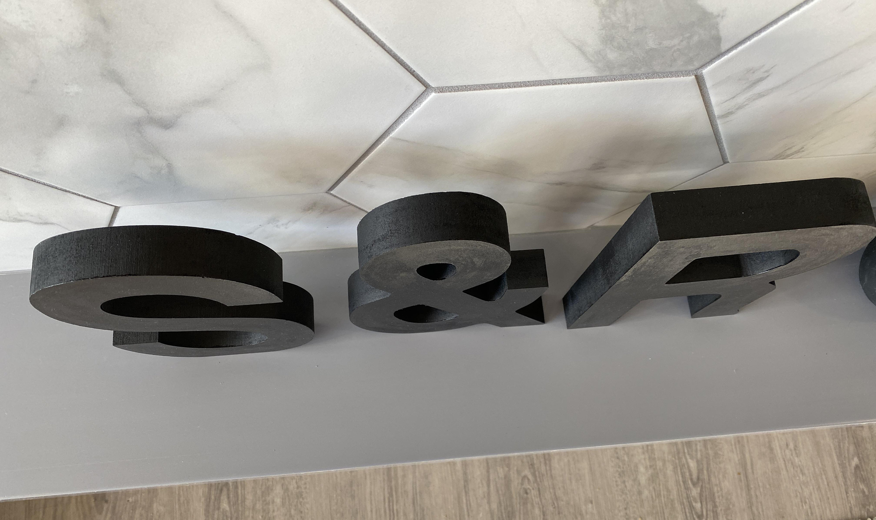 Free Standing Wood Letters Painted 3d Block Letters - Etsy