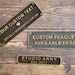 Metal Labels for Signage Slide-plate Holder Replacement - Etsy