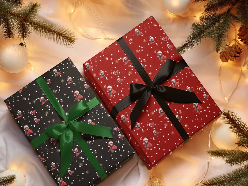 Kanye West Wrapping Paper Celebrity Gift Wrap Christmas Gift - Etsy