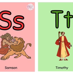 ABC Bible Flashcards | Printable Kids Bible Activity | ABC Bible Verse ...