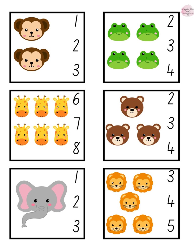 All About Numbers- Preschool/ Pre-k Number and Counting Practice ...