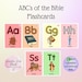 ABC Bible Flashcards | Printable Kids Bible Activity | ABC Bible Verse ...