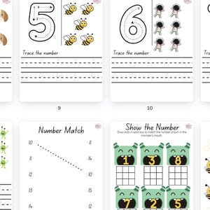 All About Numbers- Preschool/ Pre-k Number and Counting Practice ...