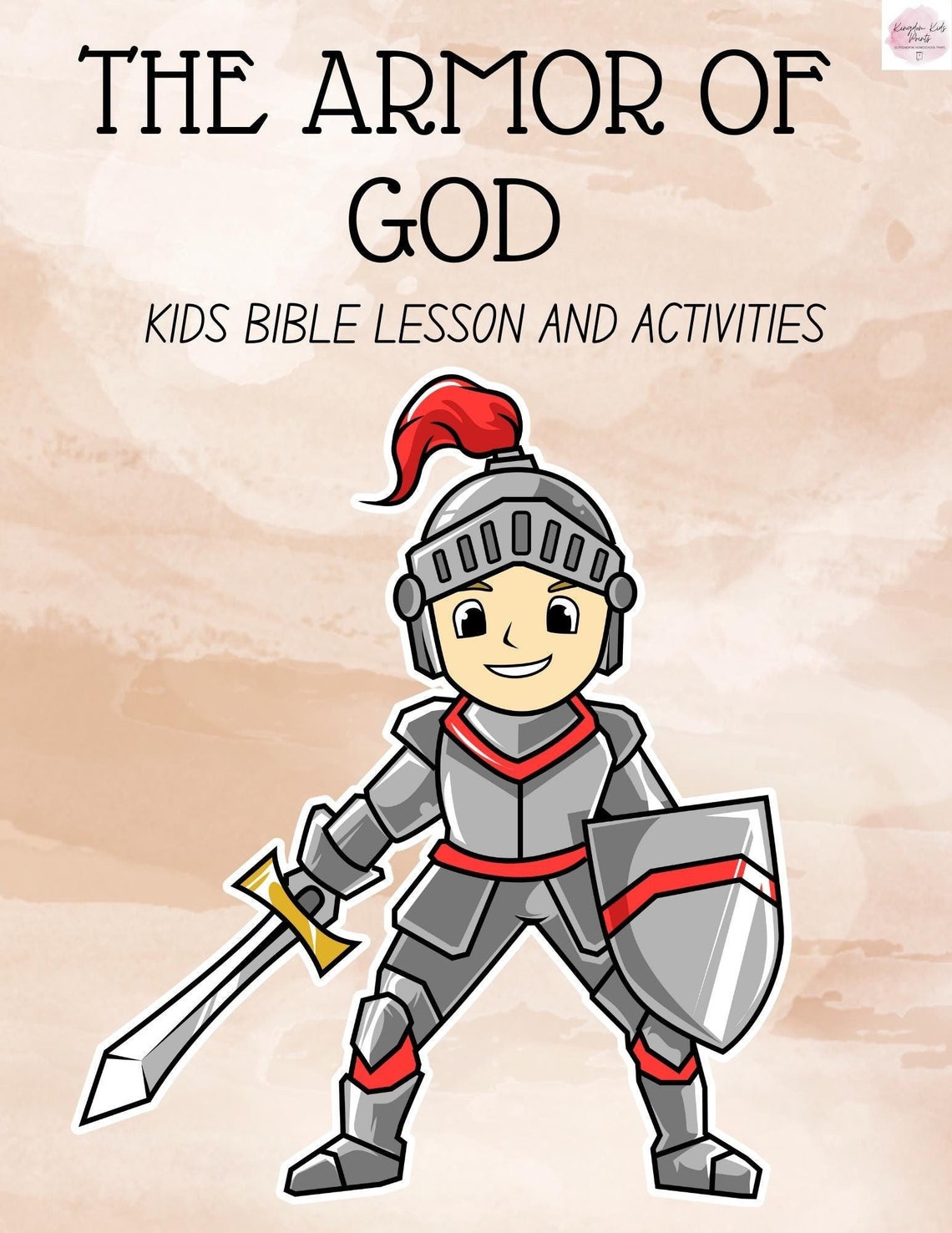 Armor of God Bible Lesson: Kids Activities & Worksheets (digital ...