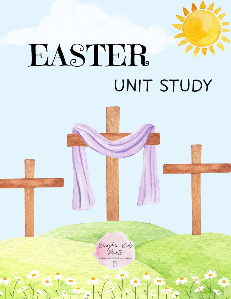 Easter Unit Study: Homeschool & Sunday School Printable (PDF) - Etsy